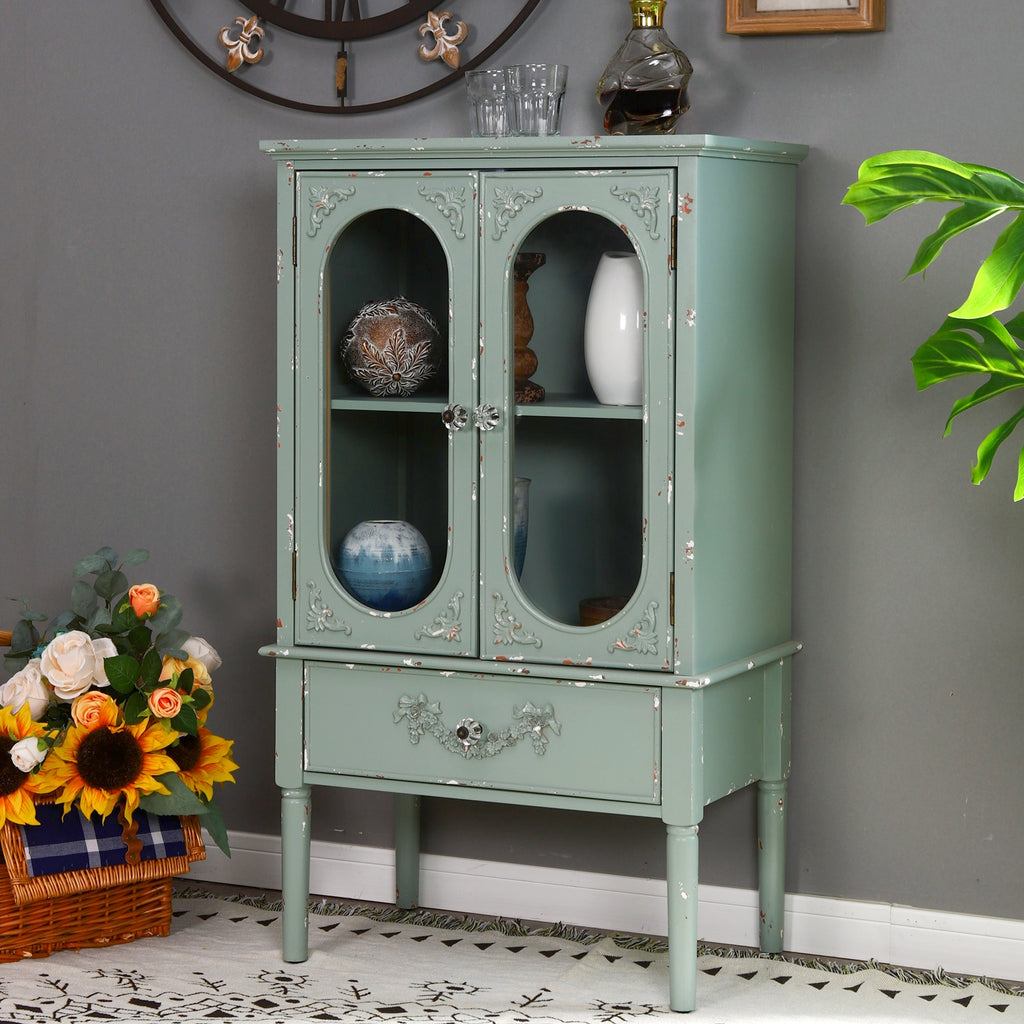 Mint Green Antique Sideboard-MFSTUDIO – AlphaMarts