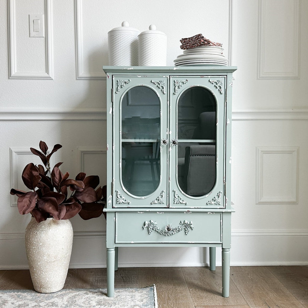 Mint Green Antique Sideboard-MFSTUDIO – AlphaMarts